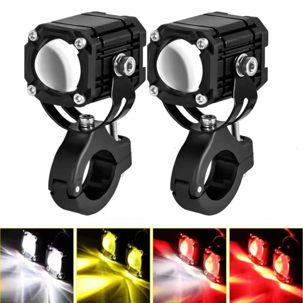 Фара мотоцикла, передняя вспомогательная сверхъяркая светодиодная фара для вождения
