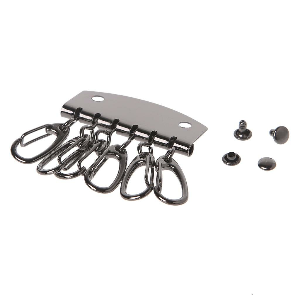 Классические застёжки-клешни для ключей, Черный