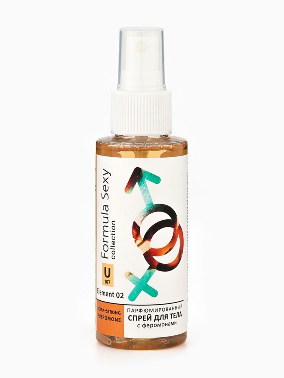 Мист парфюмированный спрей с феромонами для тела Formula Sexy Element 02 U107, 100 мл 10952888