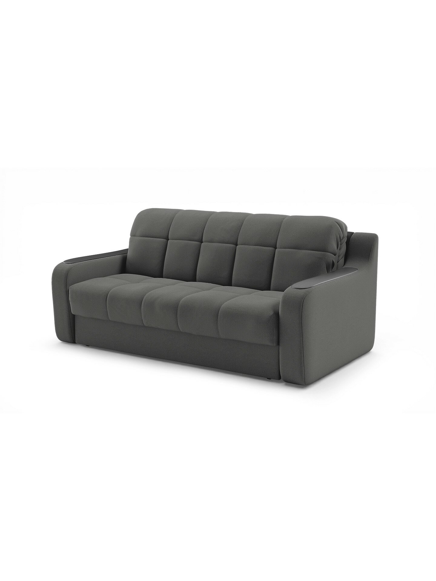 Диван Глория Лайт 180 Фортуна 13 (131448) NOW 214x105x88 см, серый , аккордеон Фиеста в наличии