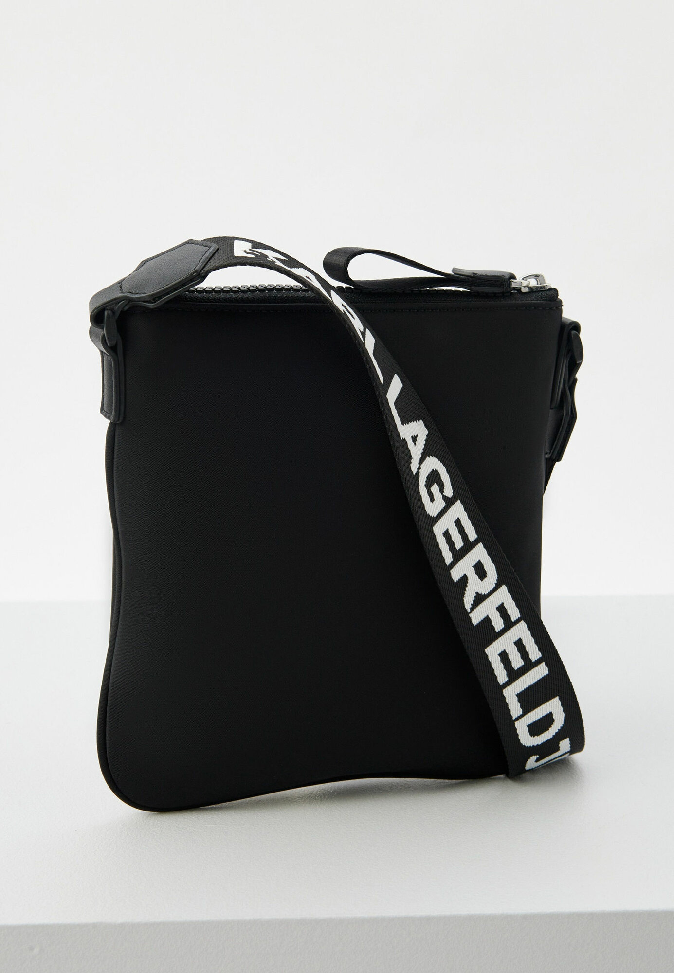Сумка кросс-боди KARL LAGERFELD JEANS KLJ NYLON SMALL, фактура гладкая, черный — фото 1