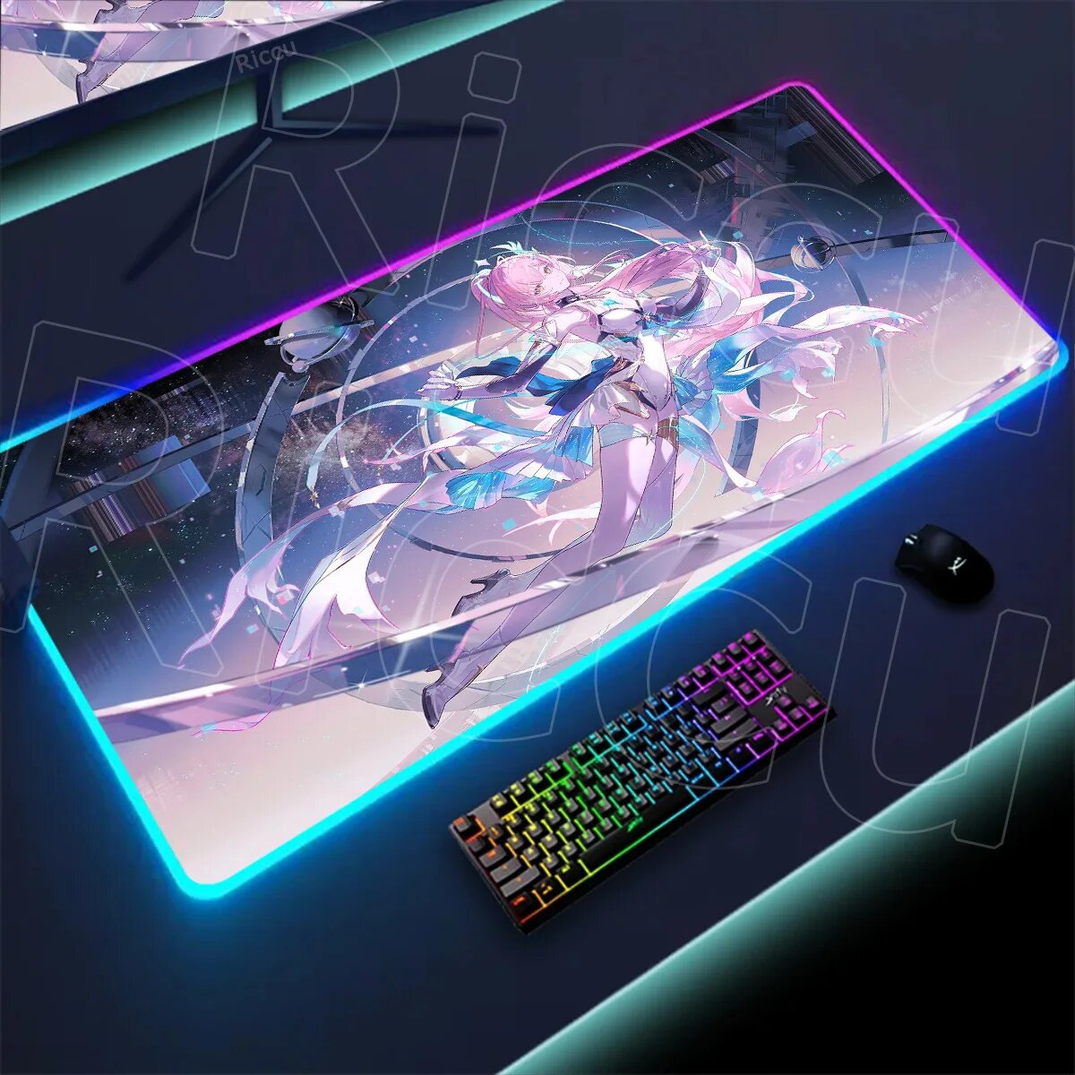RGB коврик для мыши Riccu 350x800x3mm, цвет RGB 10