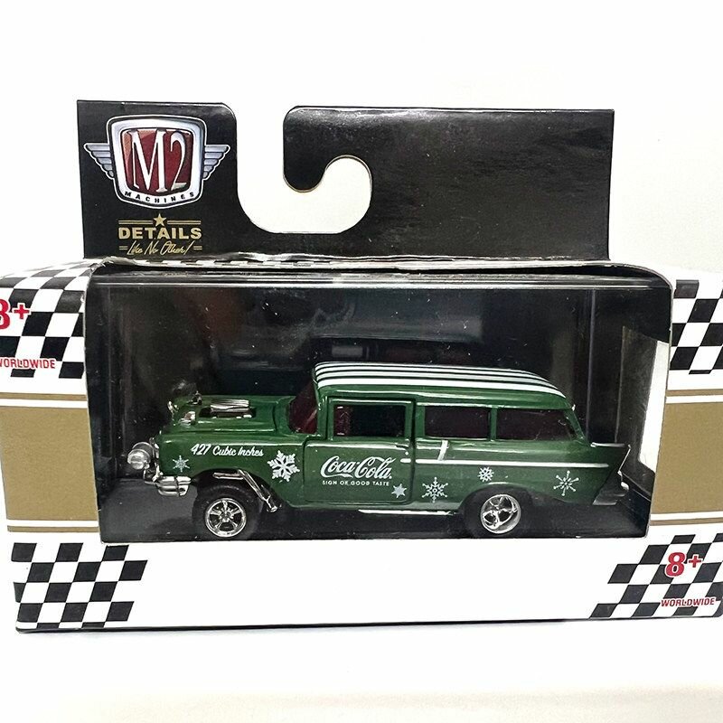 M2 Machines 1:64, литая модель автомобиля Coca-Cola(1990 CHEVY PICKUP)