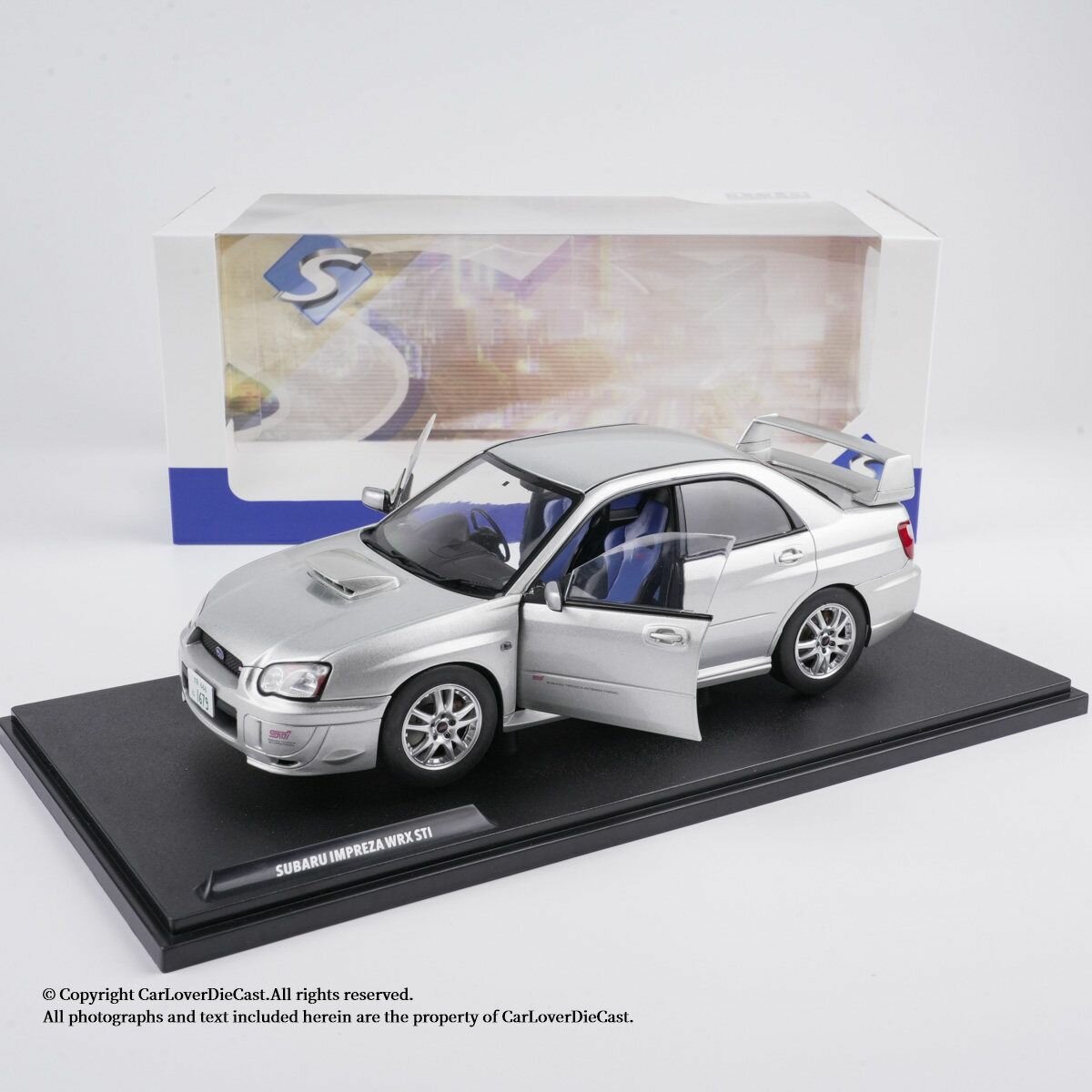 Машинка Solido 1:18 WRX STI SONIC 2003 Модель легкосплавного автомобиля
