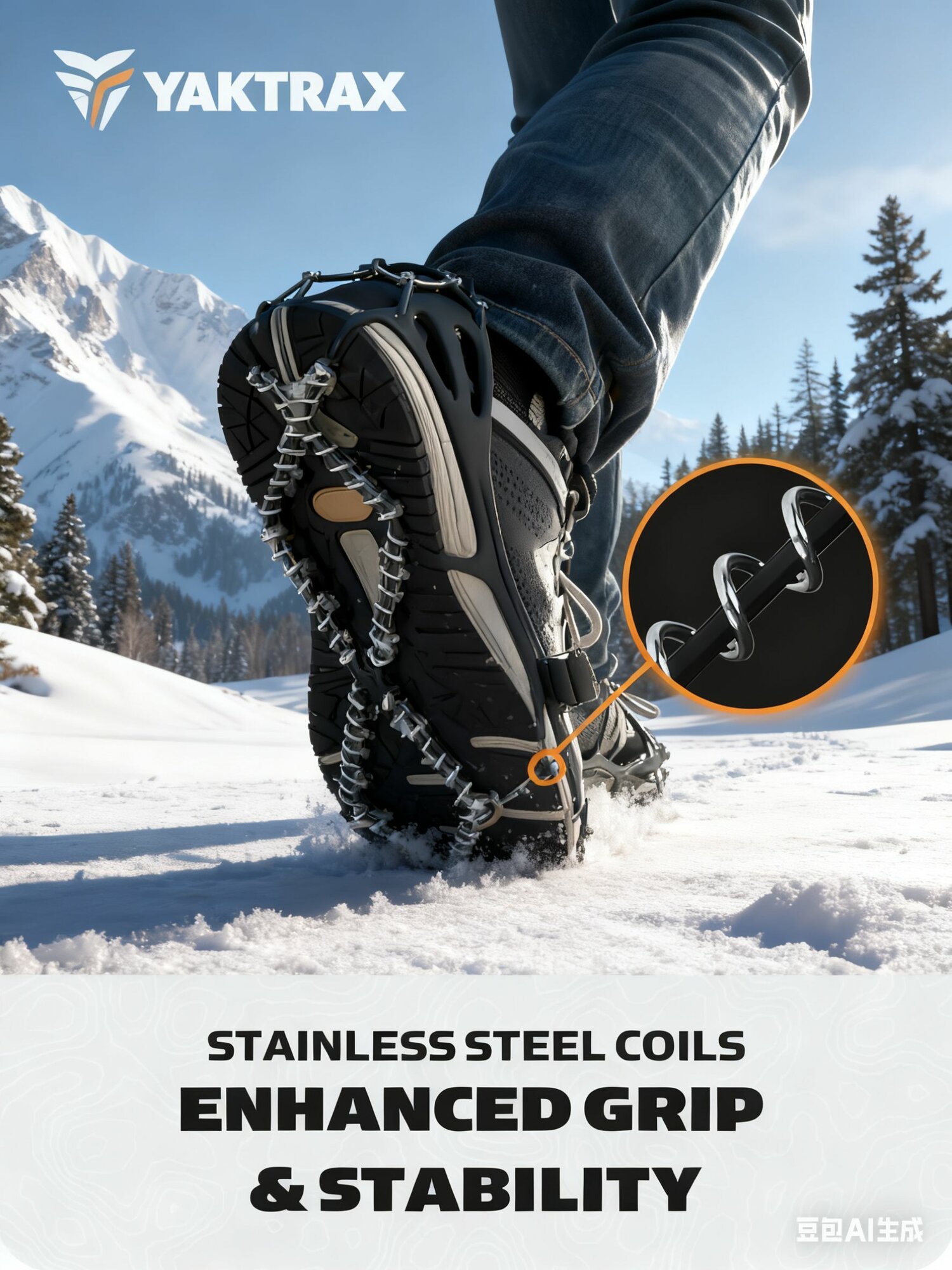 YAKTRAX Ледоступы размер L — фото 1