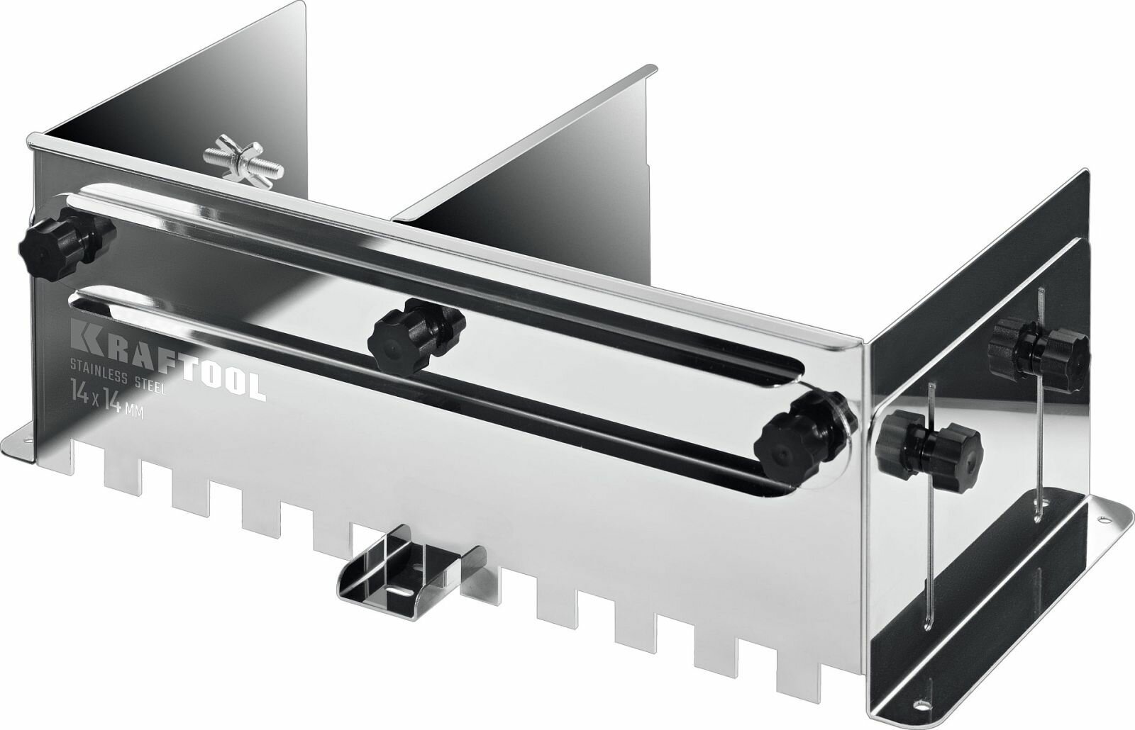 Гребенка для плитки KRAFTOOL Bunker, раздвижная, зубцы 14х14 мм, до 600 мм, нержавеющая сталь