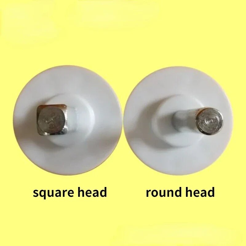 Пластиковые белые заглушки для тента square and round70mm