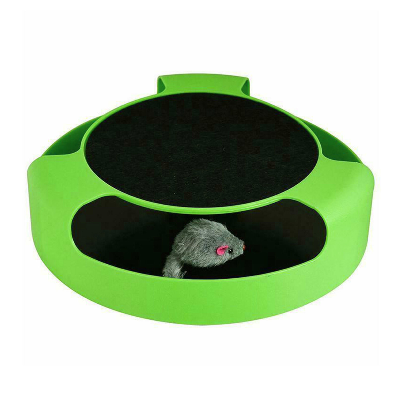 Движущаяся игрушка для игры с кошкой и котенком "Поймай мышку", интерактивная плюшевая когтеточка, коврик для дома, новый