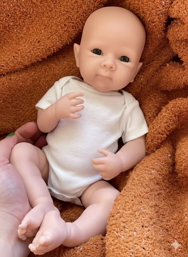 Кукла Reborn силиконовая 13 дюймов, Unpainted Girl