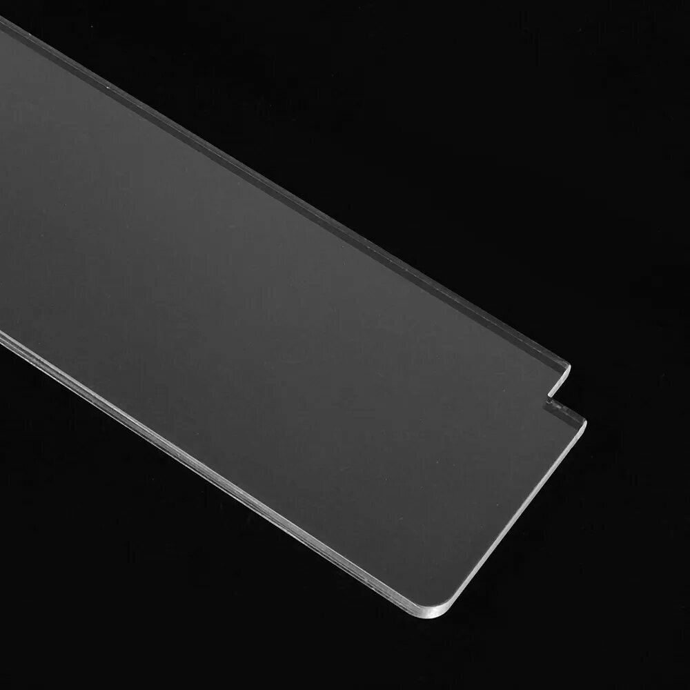 Скребок для лыжного воска из прозрачного акрила для ухода за сноубордом