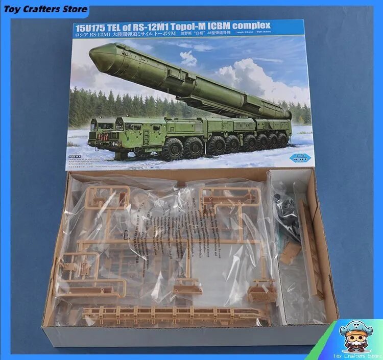 Hobby Boss 82952 1/72 Масштаб 15U175 ТЕЛ комплекса моделей МБР RS-12M1 Топол-М