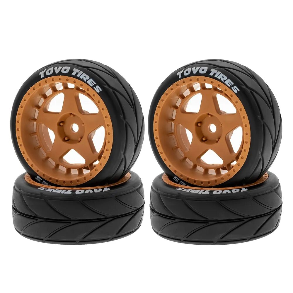TOVO TIRES Желтые шины для машинок R10