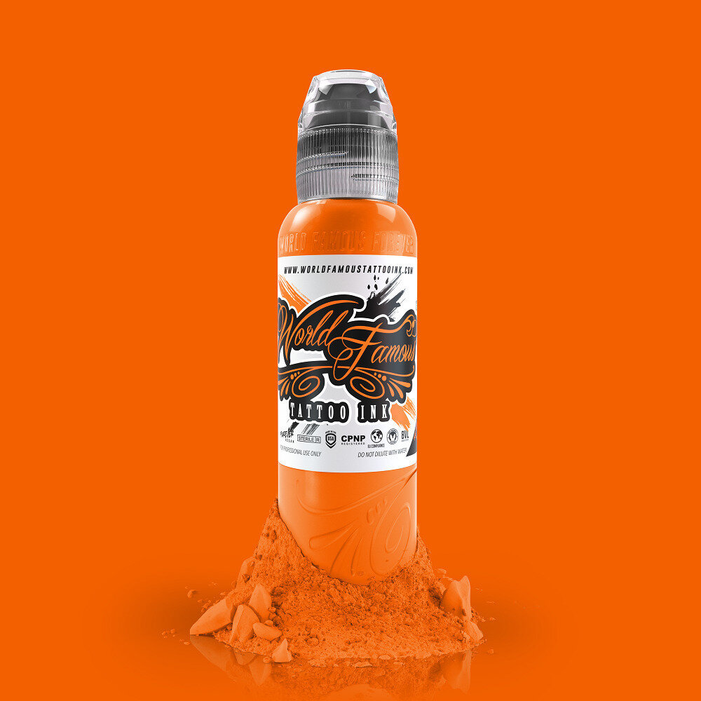 World Famous Ink тату краска Everest Orange- 15 мл