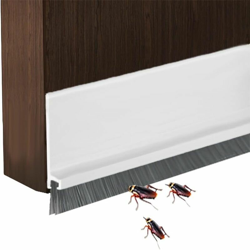 Защищающая от насекомых и пыли, звуконепроницаемая уплотнительная лента для швов бытовых дверей и щеток для дверного дна, 1 шт