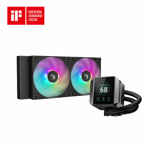 СВО для процессора Deepcool MYSTIQUE 240 ARGB (R-LX550-BKADSNC-G-1)