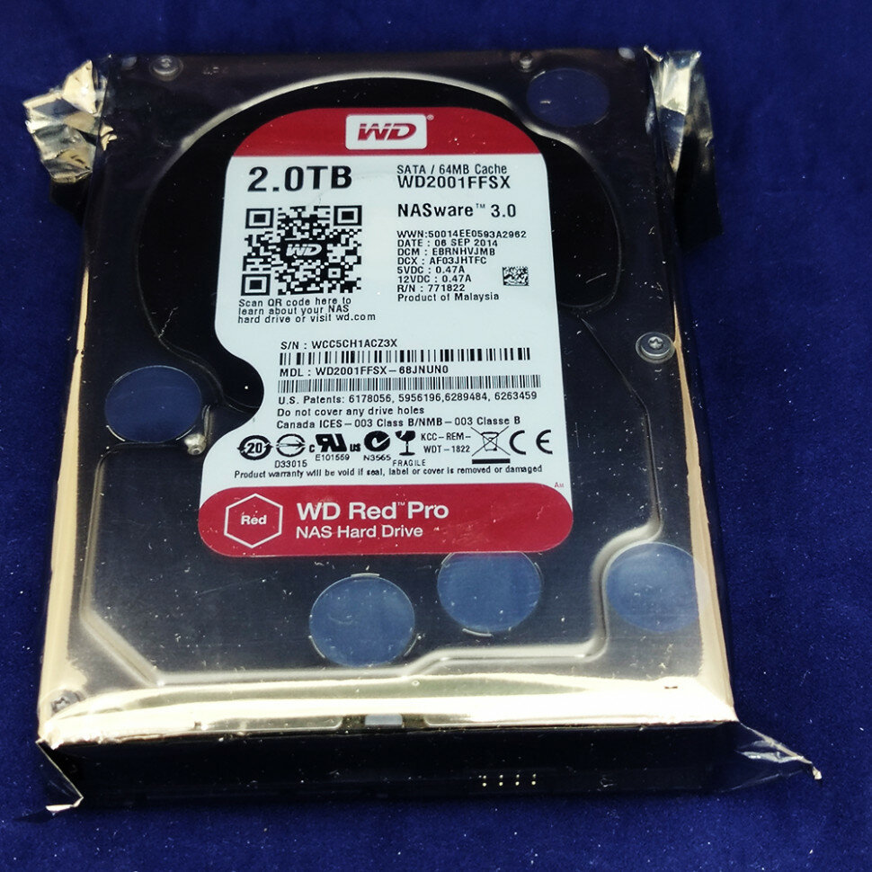 Жесткий диск Western Digital WD2001FFSX, 2ТБ