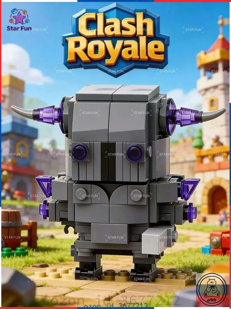 Конструктор STAR FUN Clash Royale Боец-голем, 100+ деталей. Пластиковый конструктор для мальчиков — фото 1