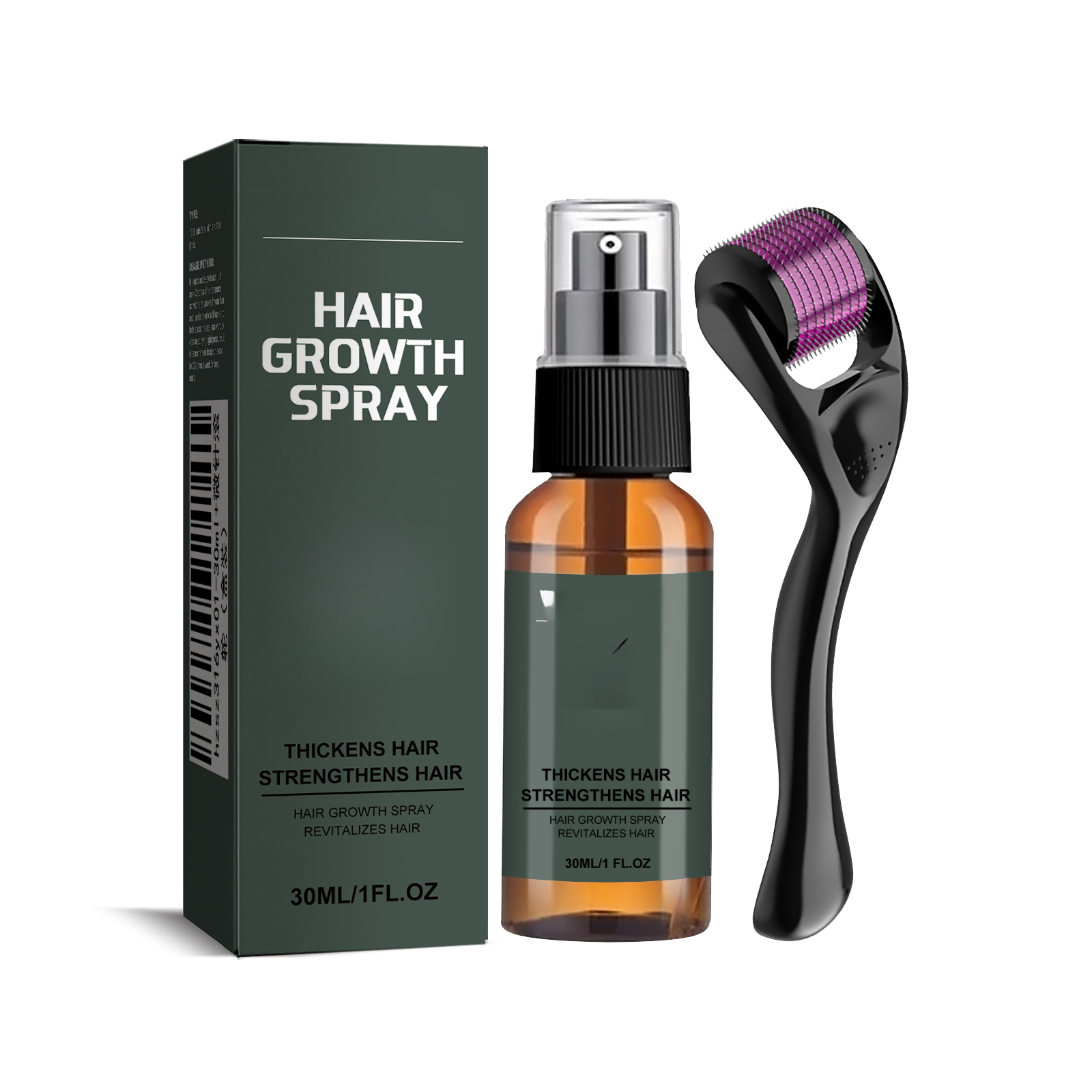 Набор Для Роста Бороды: 2 Флакона Сыворотки С Женьшенем Имбирем - Стимулятор Волосяных Фолликулов Для Быстрого Результата - Активатор Роста Для Ежедневного Ухода За Бородой