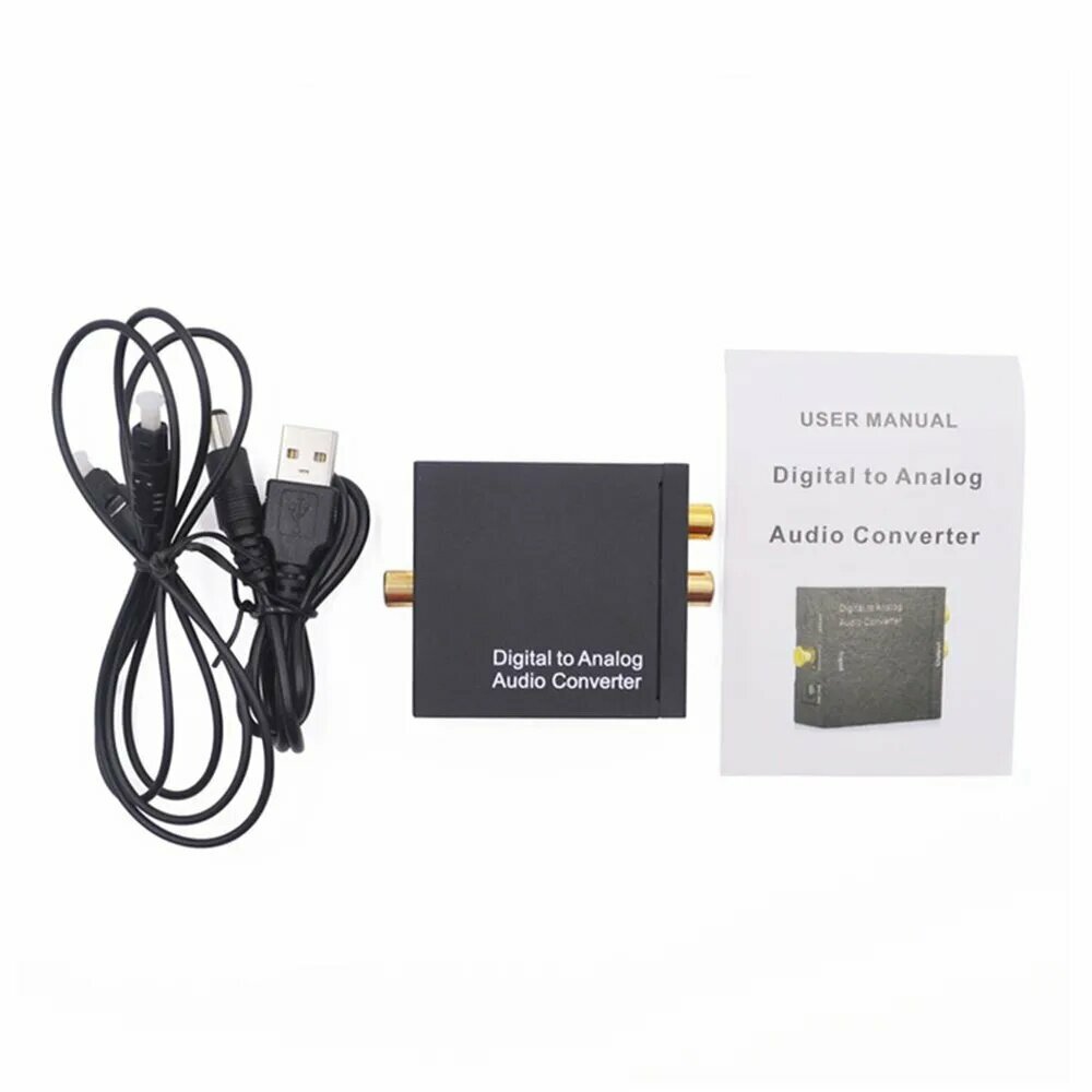 Аудио конвертер с оптическим входом, выход стерео, частотный диапазон 20 Гц 20 кГц