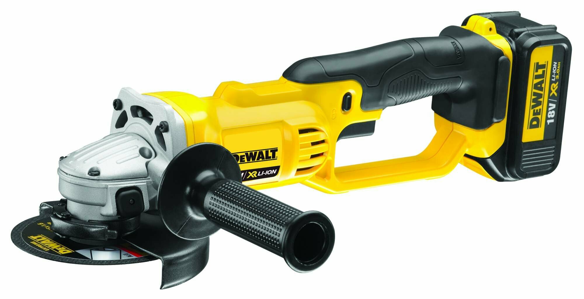 Шлифмашина угловая аккумуляторная DeWALT DCG412N, 125 мм, без аккумулятора