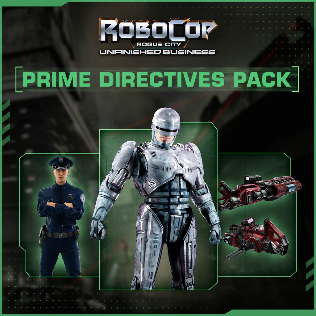 Дополнение RoboCop: Rogue City - Unfinished Business - Prime directive pack, цифровое издание PlayStation 5, регион Турция / код пополнения баланса