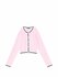 Кардиган BALMAIN Logo-button striped cardigan, размер 14 лет, розовый