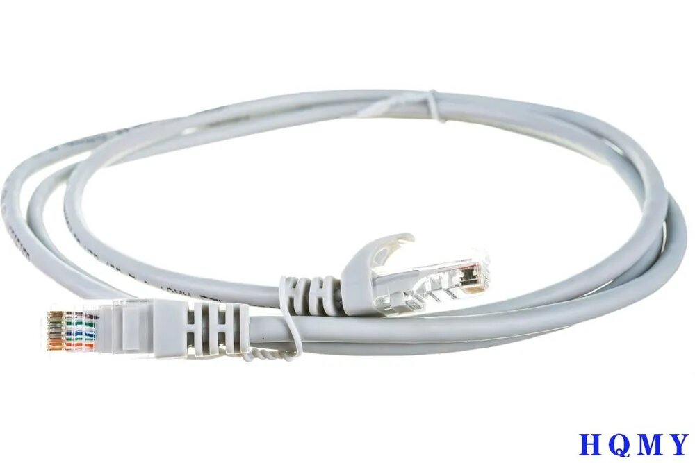 NEOMAX Кабель для интернет-соединения RJ-45/RJ-45, 5 м, серый, белый