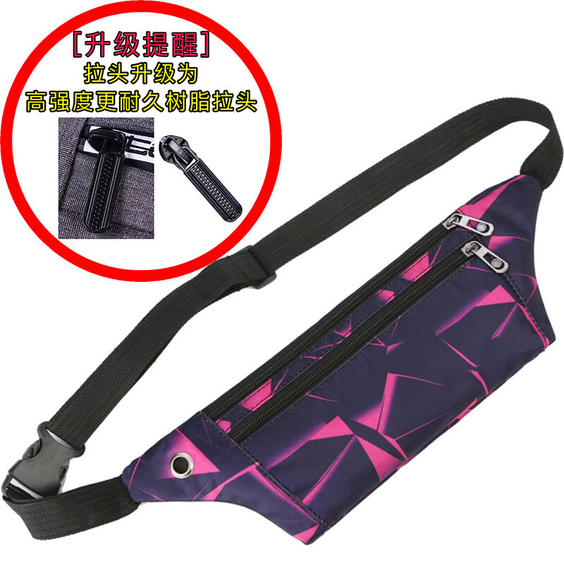 Оптовая продажа от производителя: облегающая поясная сумка, камуфляжная, клетчатая, однотонная, простой кошелек, спортивный невидимый легкий портативный кошелек для монет.