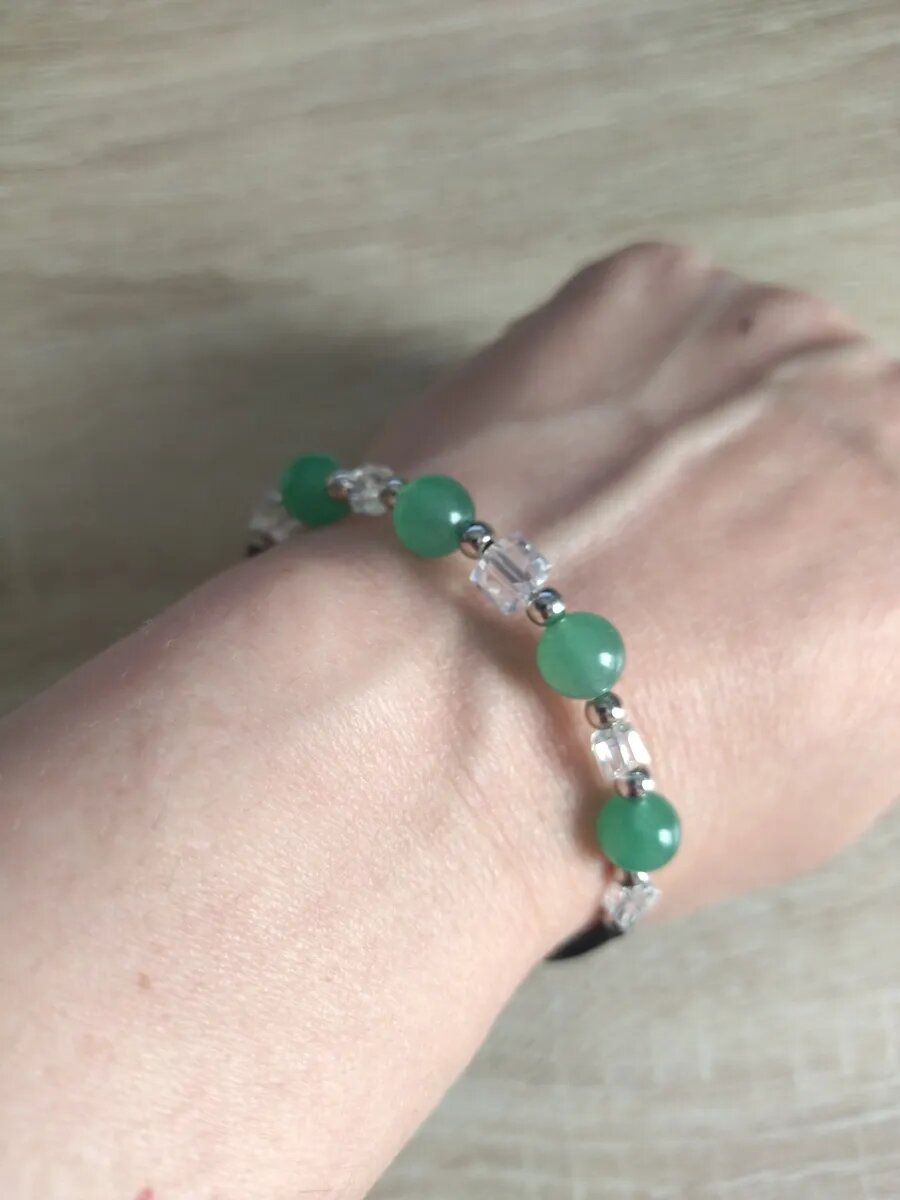 Браслет, кристалл, нефрит
