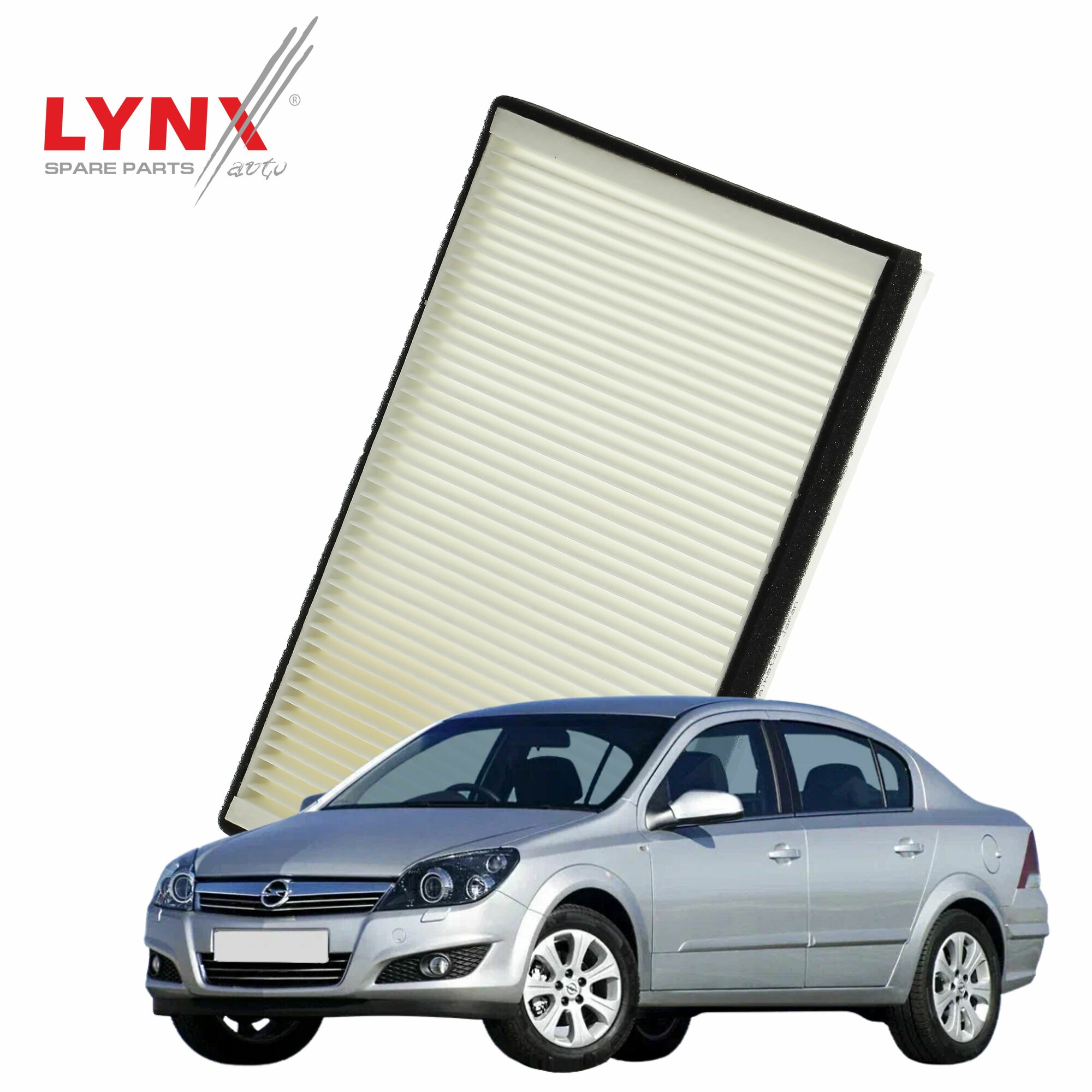 Фильтр салонный Opel Astra H (3) L35 L48 L69 / 2004 - 2014 / 1шт LYNXauto