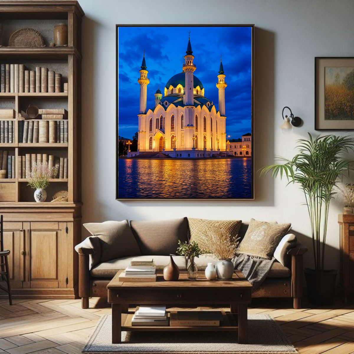 Картина на стену для интерьера "Мечеть" 40х50 см, холст на подрамнике, ArtInter