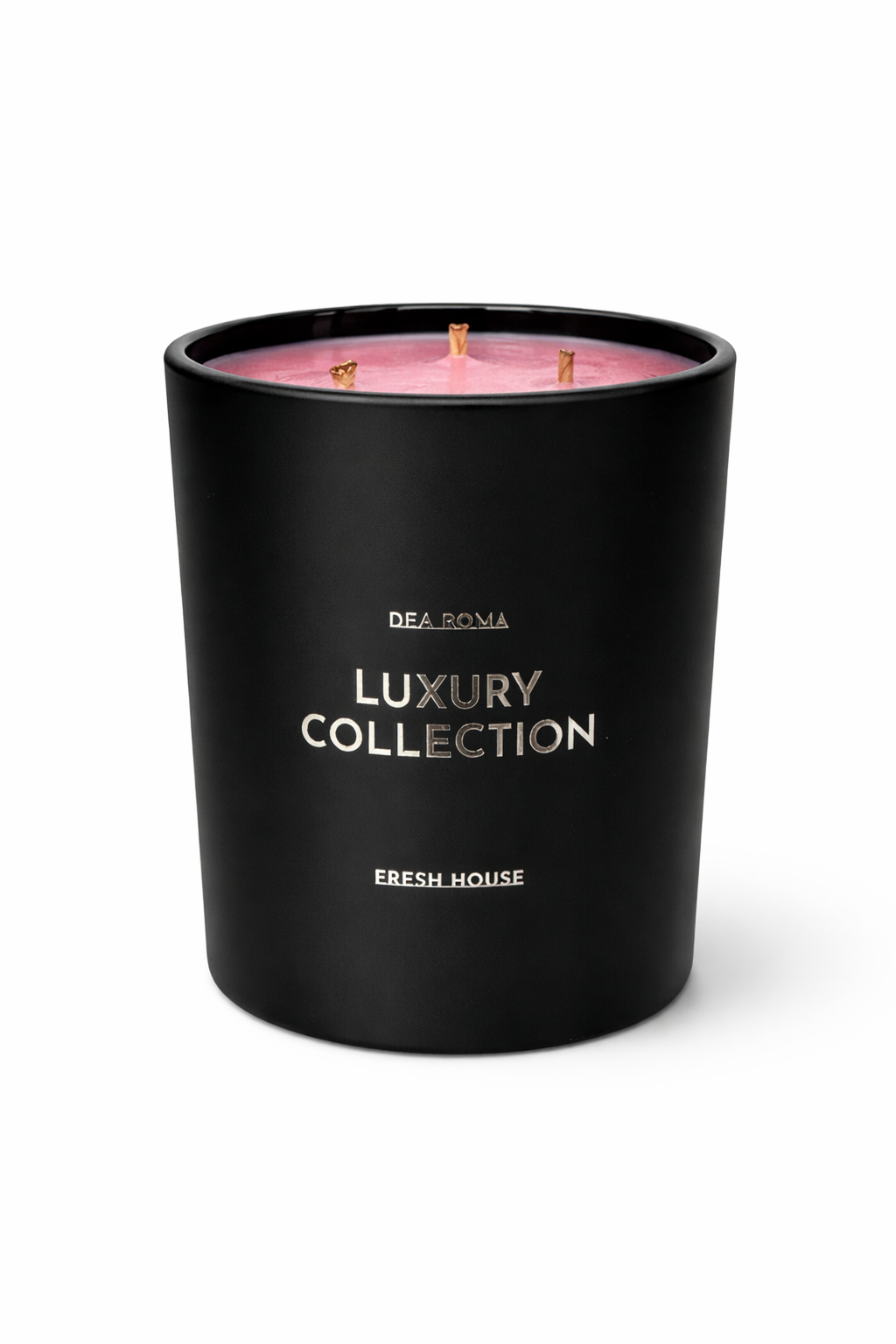 Ароматическая свеча Dea Roma Марокканский ирис и розовая замша, кокосово-соевый воск, 650 мл