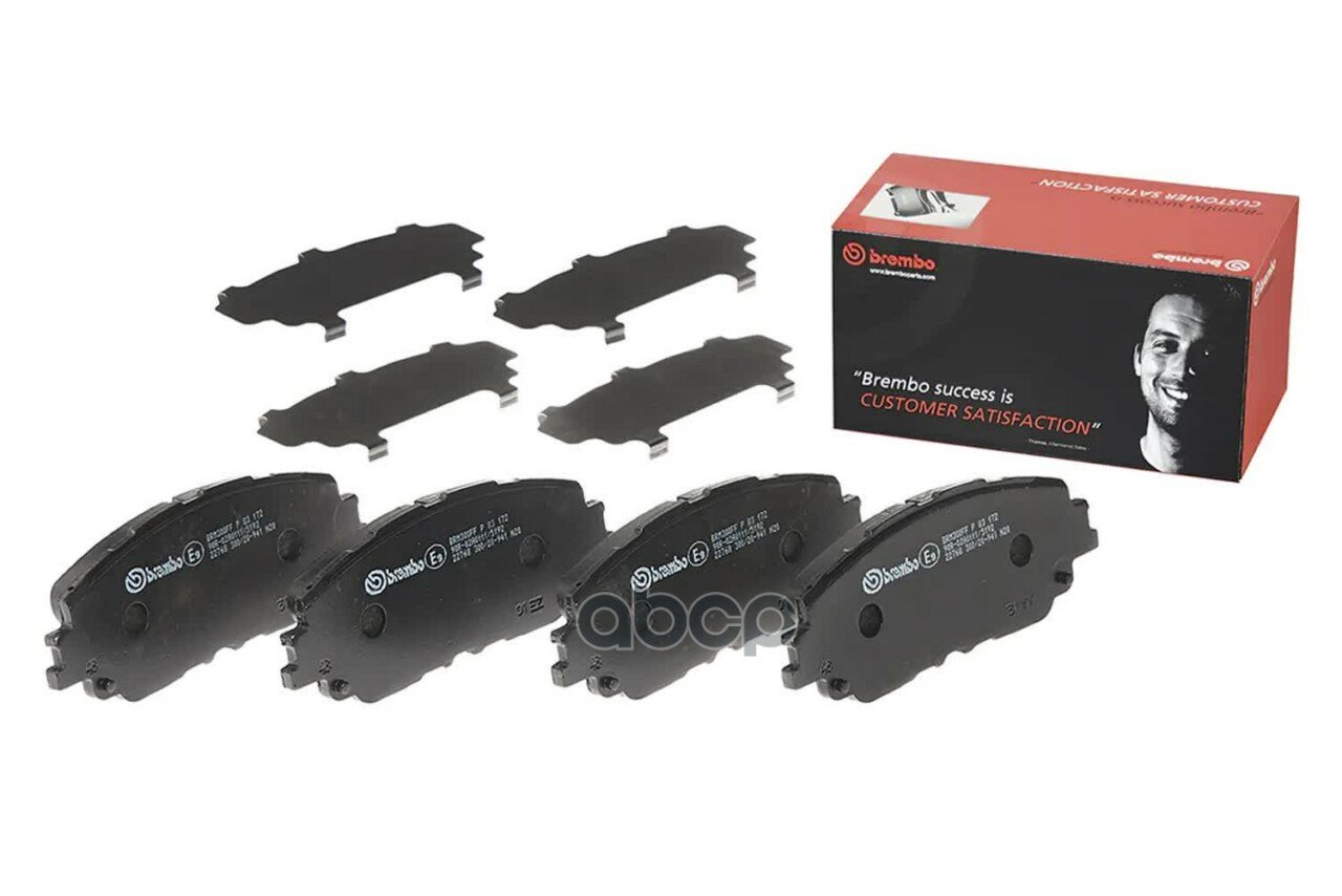 Колодки тормозные Brembo арт. P83172