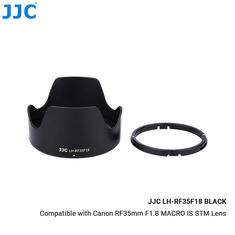 JJC LH-RF35F18 Черная бленда для Canon RF 35mm F1.8
