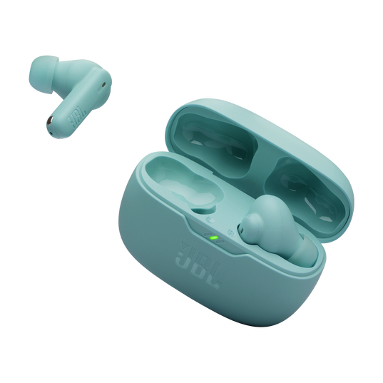 Беспроводные наушники JBL Wave Beam, с микрофоном, Bluetooth 5.2, синий