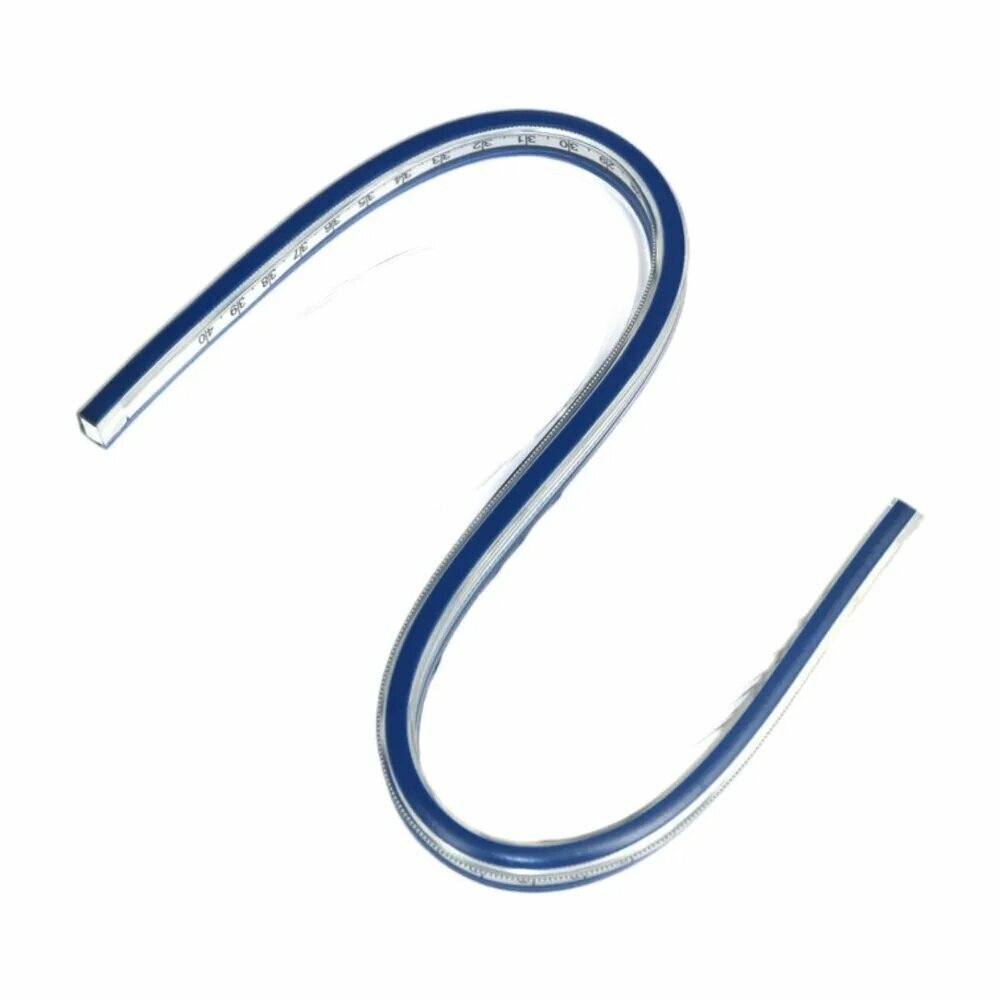 Измерительная гибкая линейка для портных, гнущаяся, двусторонняя, для точных кривых, 100 см