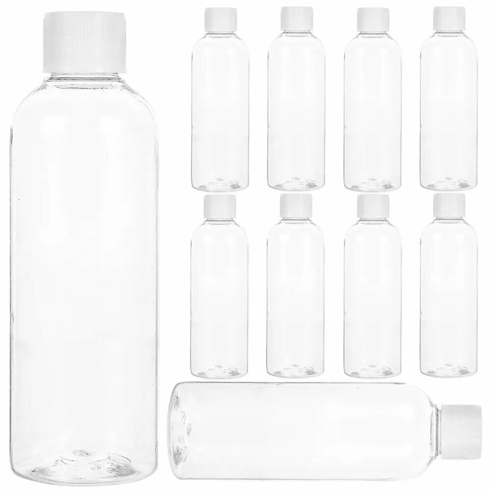 Портативные Пластиковые Бутылочки, Не Протекают, Для Поездок, 10 Штук, 100 Мл