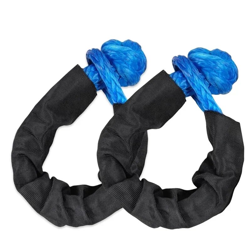 Синтетический шакл буксировочный Blue 19T с чехлом