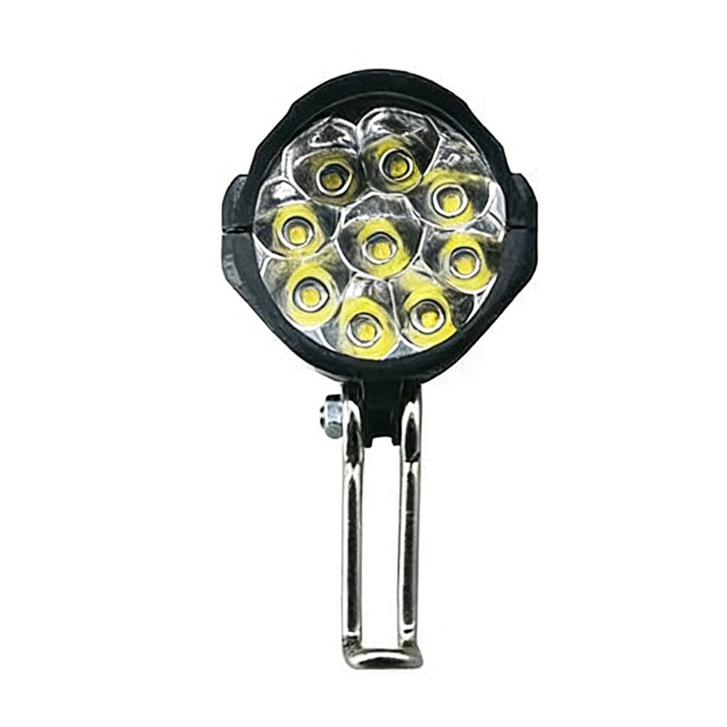 Велосипедный Фонарь Высокой Яркости Bright 9 LED 18W Электрические Велосипеды Передний Фонарь Велосипедные Аксессуары Для Повышения Безопасности Езды На велосипеде