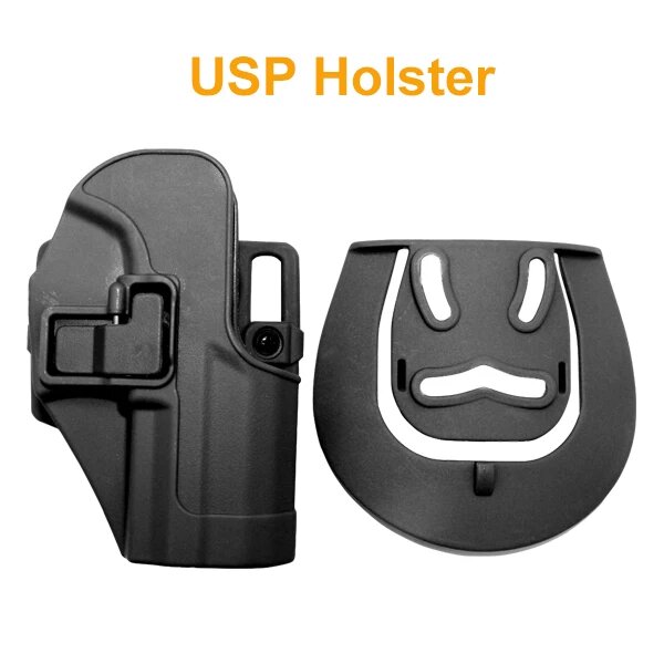 Тактическая кобура из полиуретана для G*lock G17 G19 M9 Colt 1911 Sig Sauer P226 HK USP HK USP Black