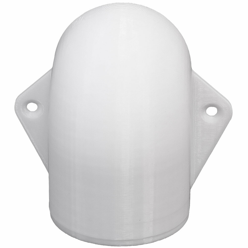 Адаптер для ввода гофры в стену 32мм угловой универсальный белый / Ввод кабеля в гофре 3D печать