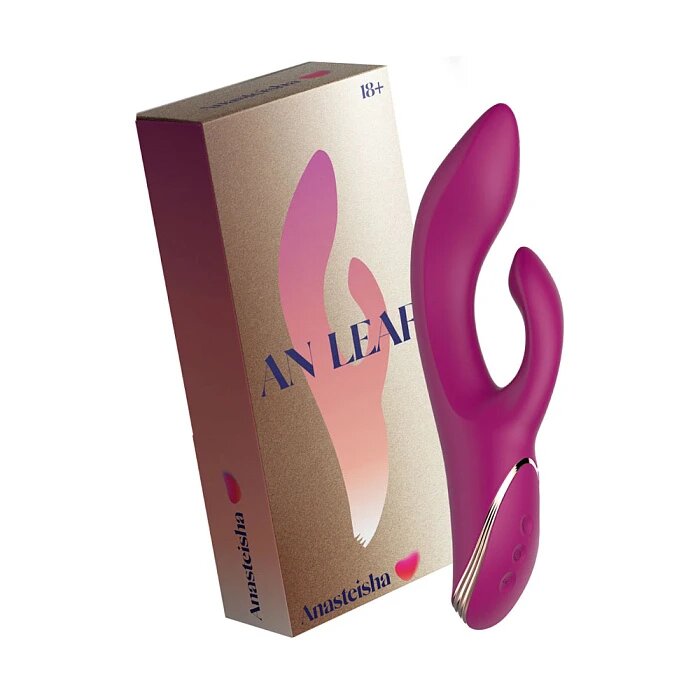 Вибратор-Кролик Anasteisha "AN Leaf" с функцией манящего движения