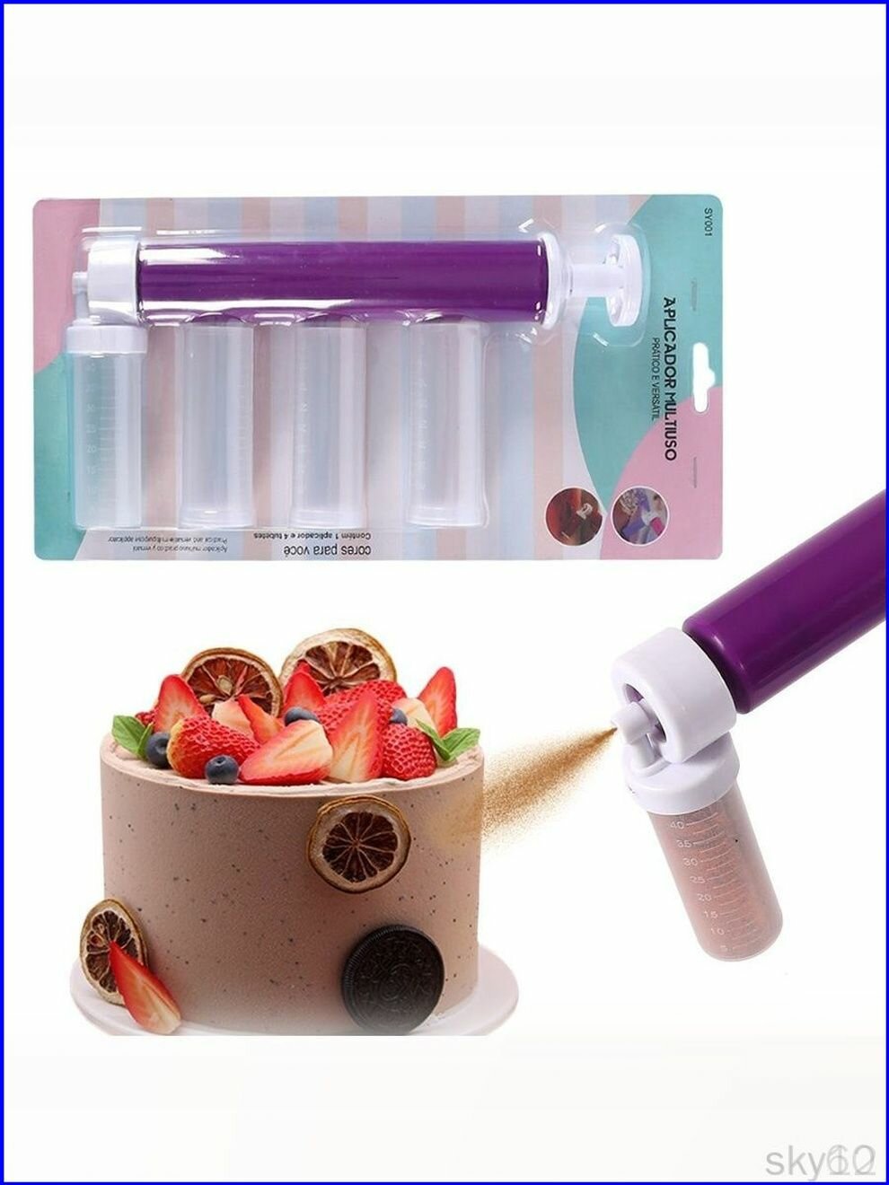 Ручной аэрограф для эксклюзивного распыления пищевых красителей