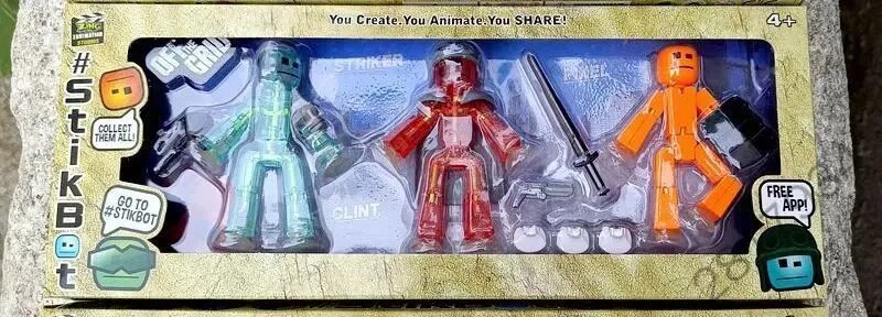 Stikbot Фигурка Clint Striker и Orange Фигурки Оранжевый 4+ Возраст Игрушка аниматор