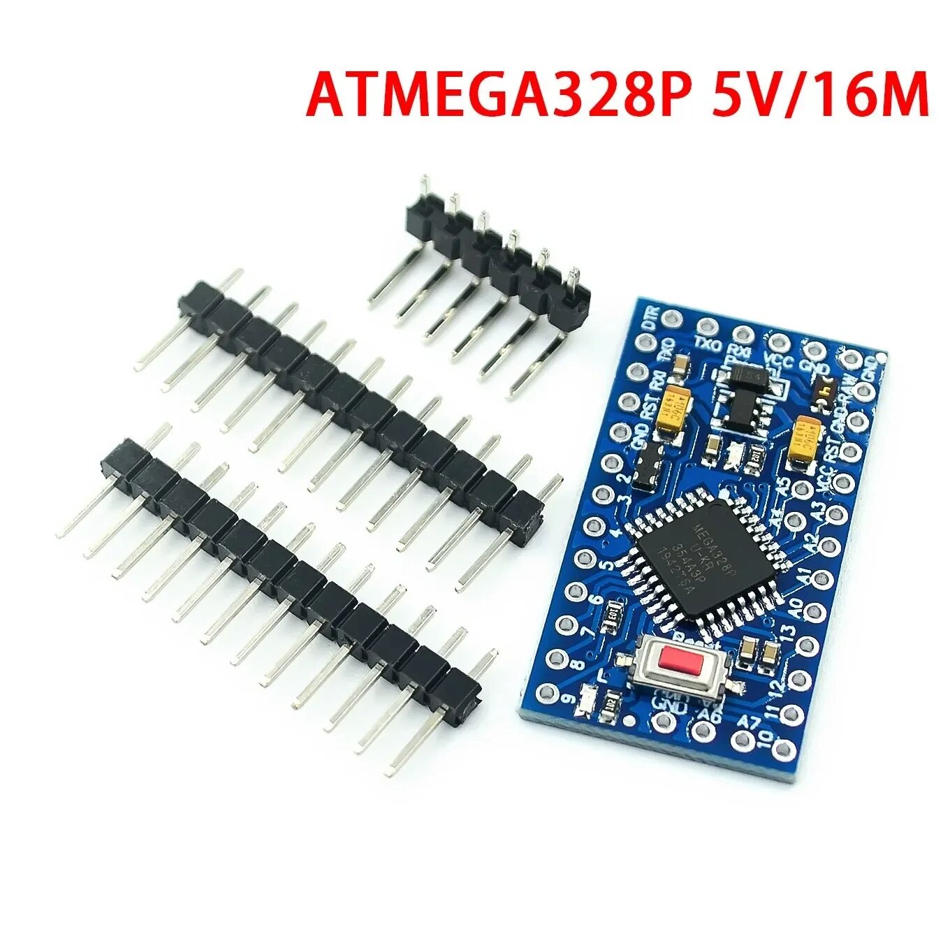 Arduino Pro Mini Atmega328 5В/16МГц Blue 5V 16Mhz