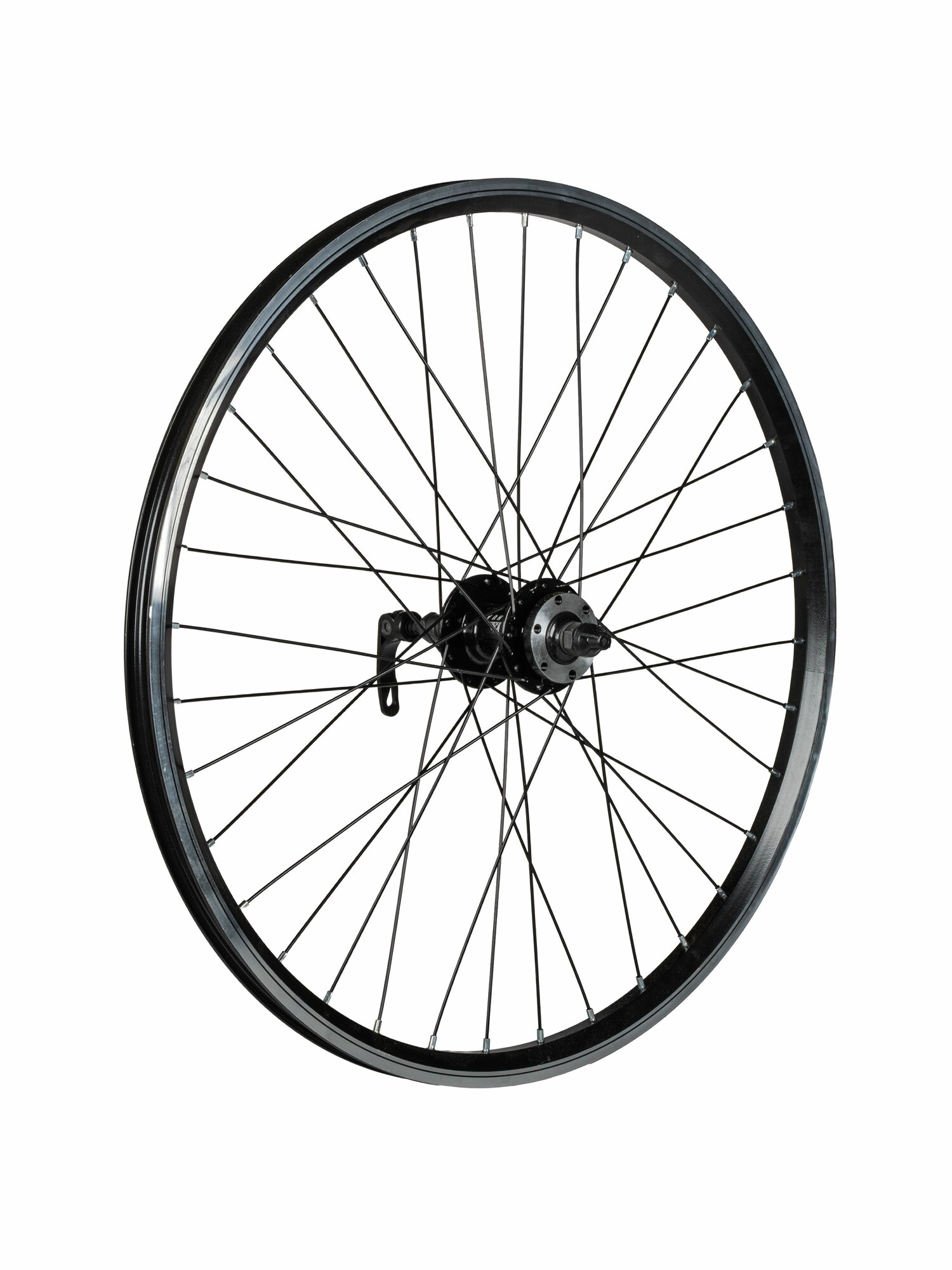 Колесо велосипедное 24 дюйма заднее в сборе VelRosso двойной алюминиевый обод под диск