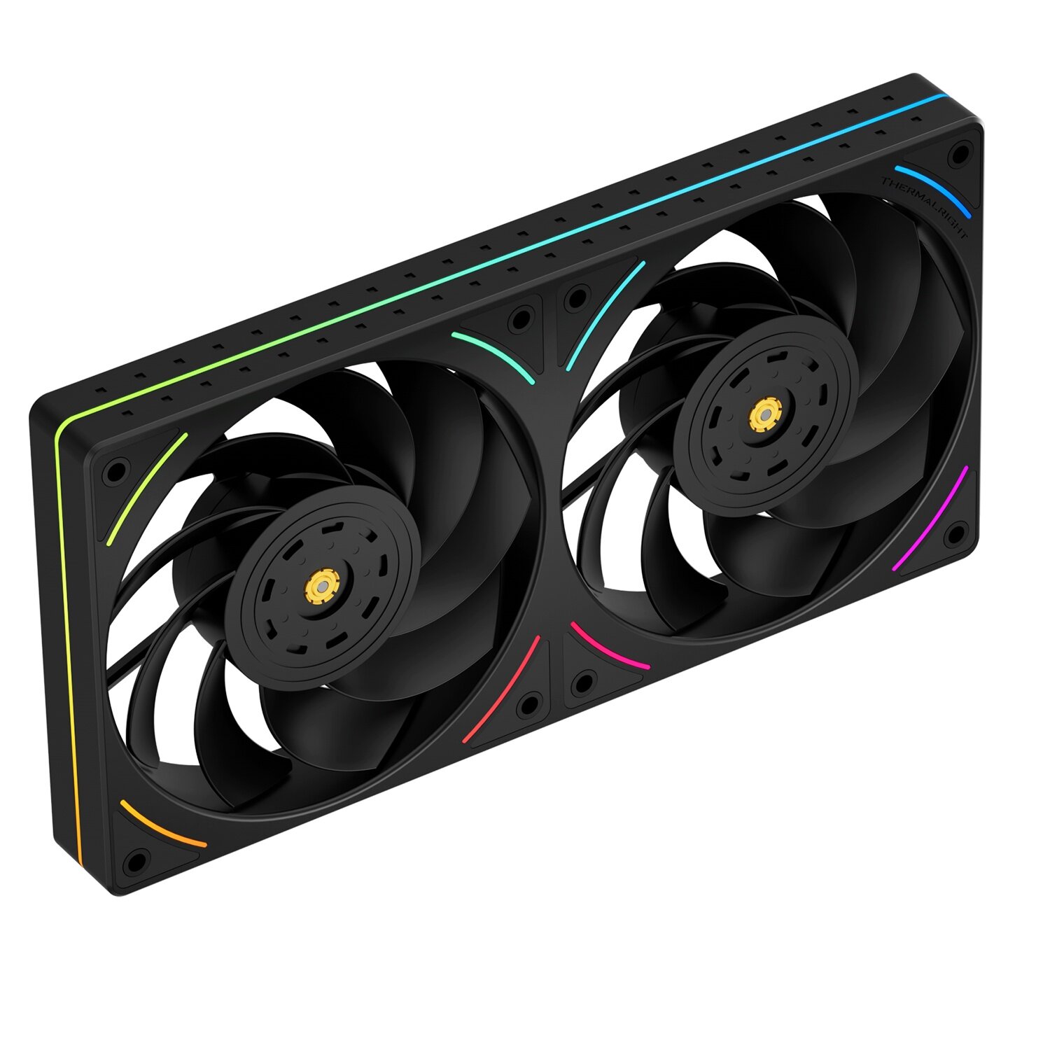 Вентилятор Thermalright 120x240x25 мм TL-UB24R Reverse A-RGB для корпуса, в раме 2 шт, черный