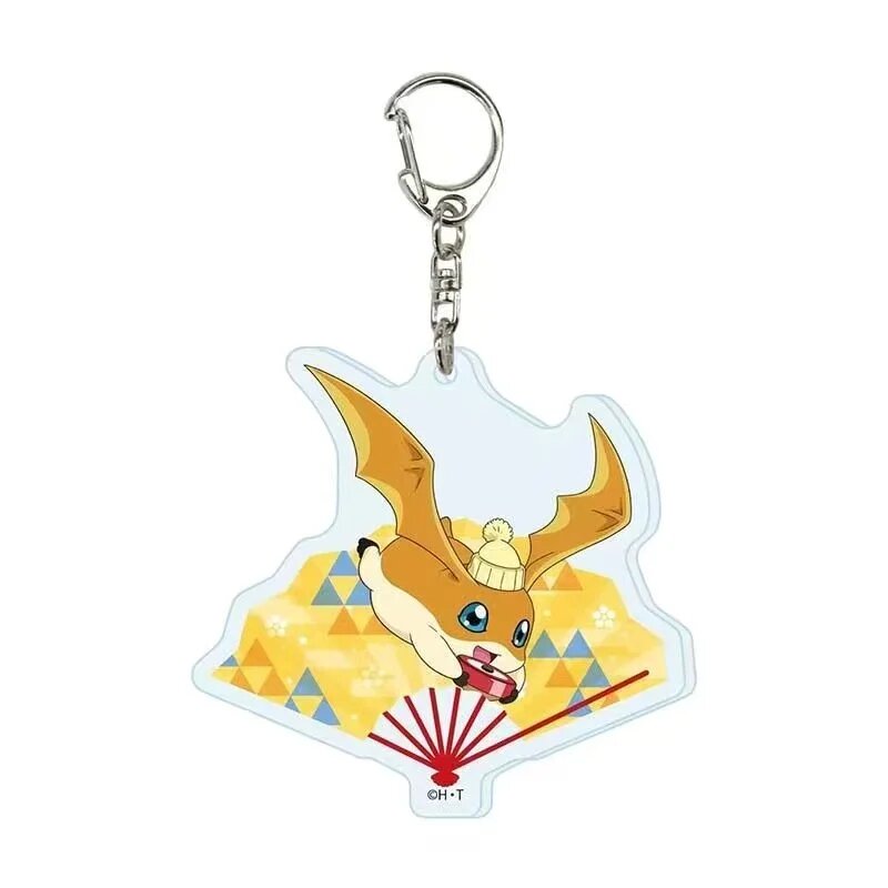 Keeppley акриловый брелок Digimon Adventure Agumon Желтый, 3
