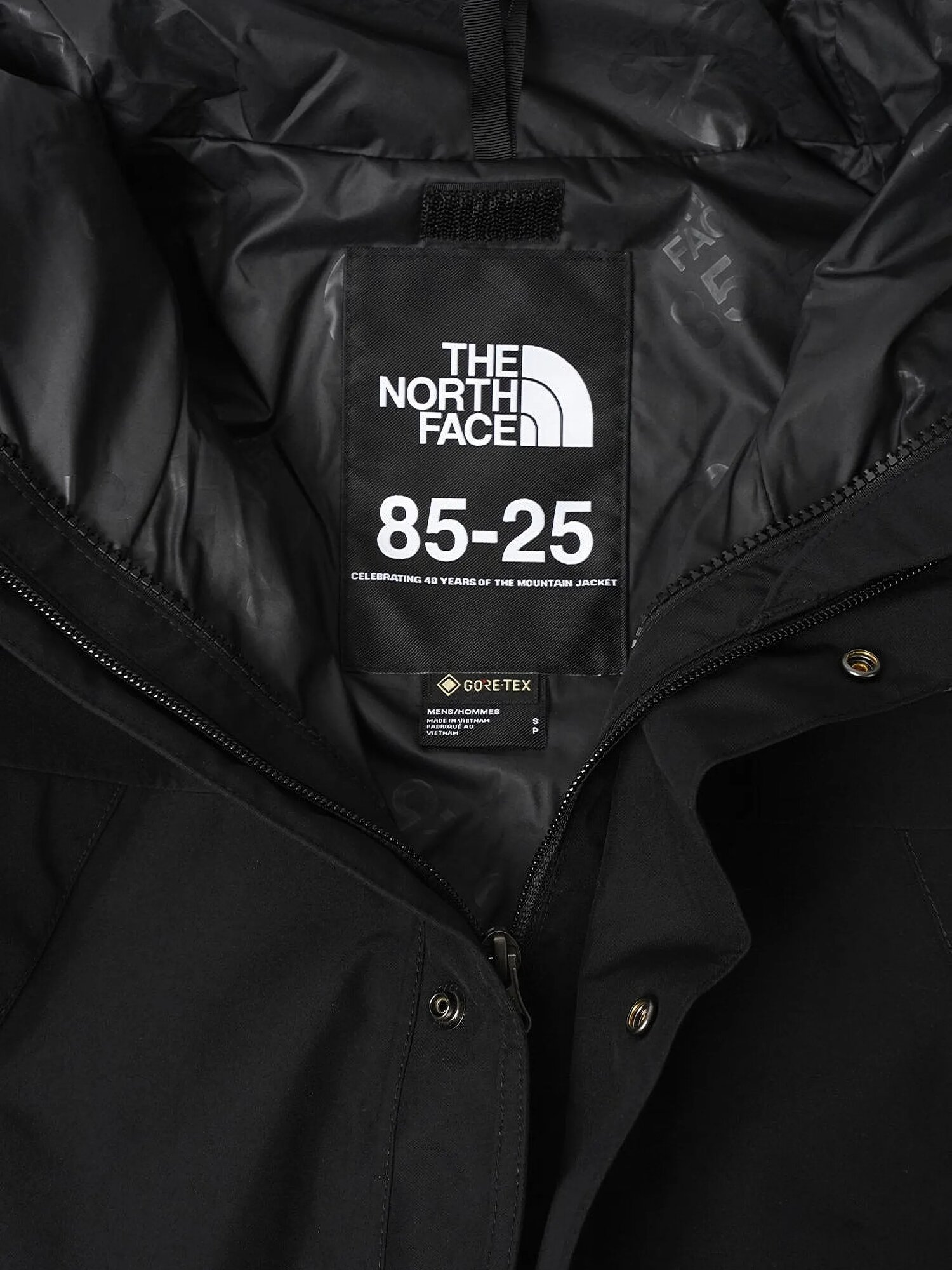 Куртка The North Face gore-tex mountain, размер L, black/black — фото 1