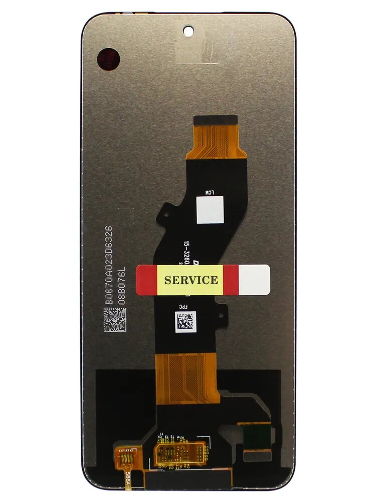 Дисплей для Tecno Spark 30C (KL5n) с тачем (черный) (HQ) для замены